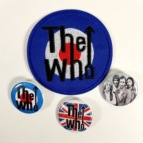 Accessories | The Who Patch And Pin Set | Poshmark